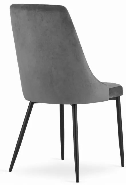 Set dvou jídelních židlí IMOLA šedé (2ks)