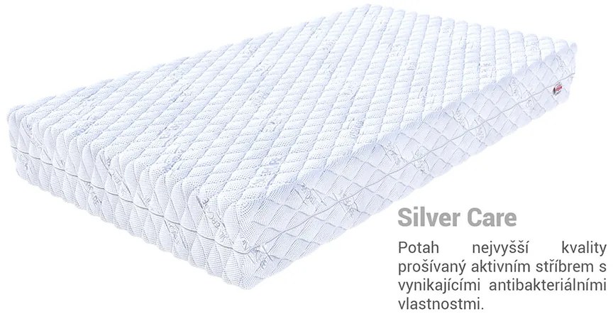 Kokosová matrace Sandra 120x200 Potah: Silver Care (příplatkový potah)