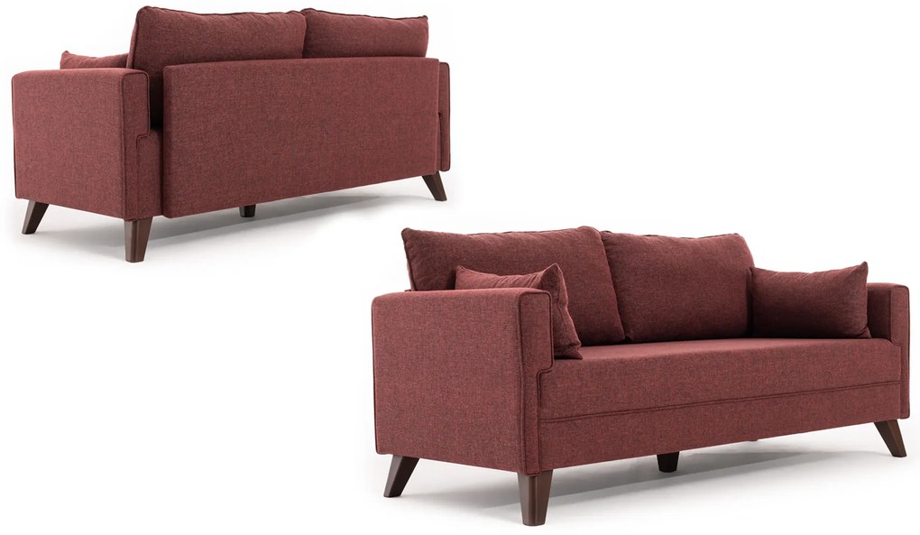 Hanah Home Pohovka BELLA bordó 177 cm 825BLC1515