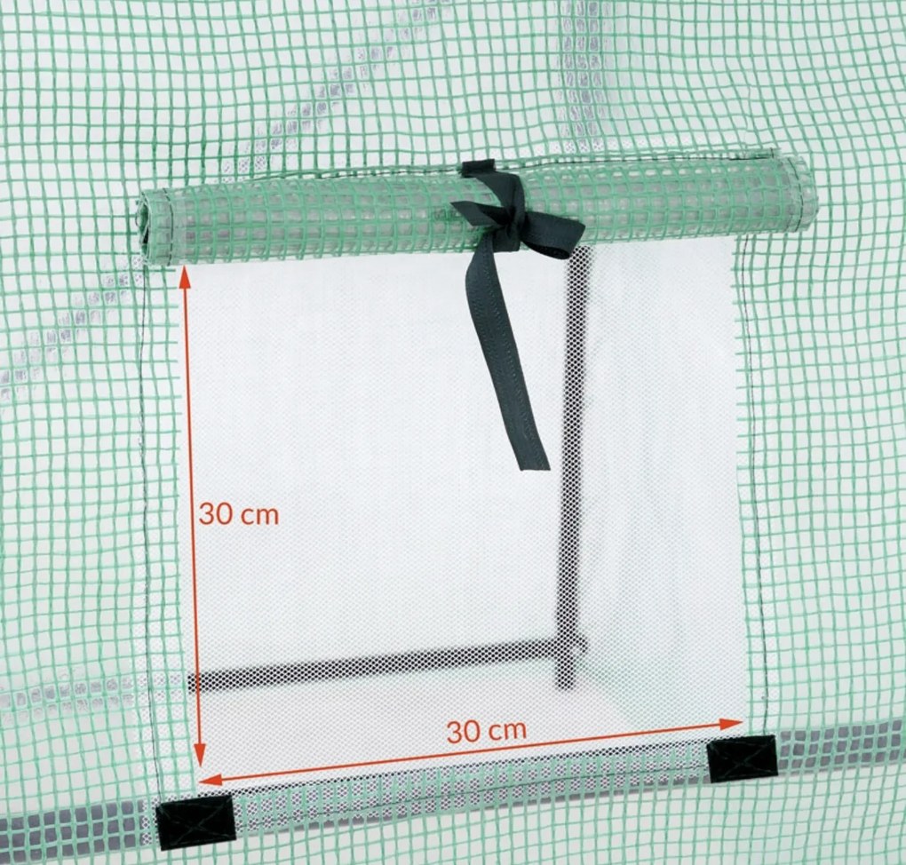 Fóliovník Flynn se 6 segmenty 350x200 cm zelený