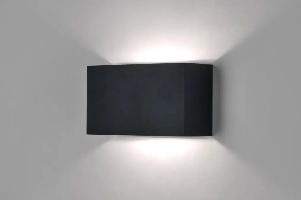 Nástěnné svítidlo Modern Straight Black