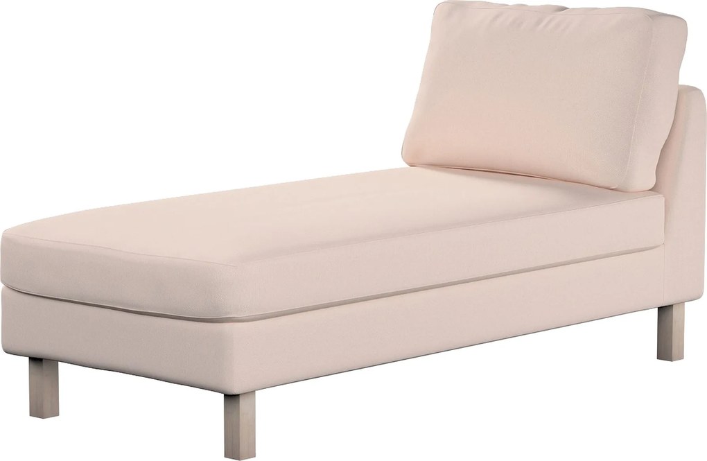 Potah na šezlong IKEA Karlstad samostatný, krátký barva růžová látka pletený vzor