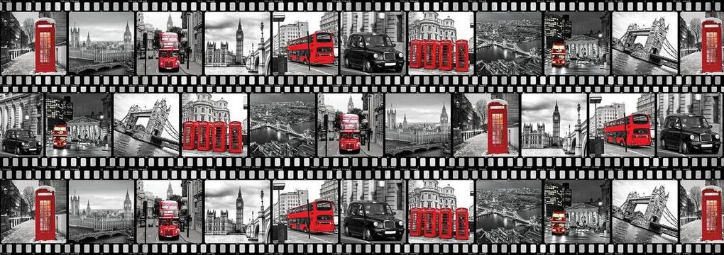 Fototapeta - Filmový pás - Londýn (254x184 cm)