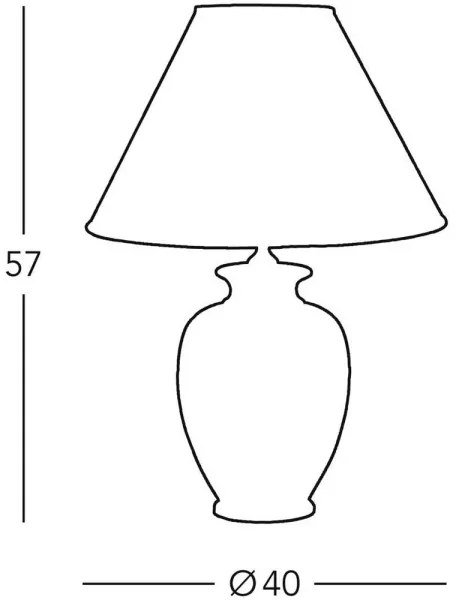 Kolarz 0014.74.3 - Stolní lampa GIARDINO 1xE27/100W/230V