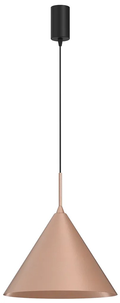 Závěsné svítidlo Capital, 1x měděné kovové stínítko, (fi 32cm), b