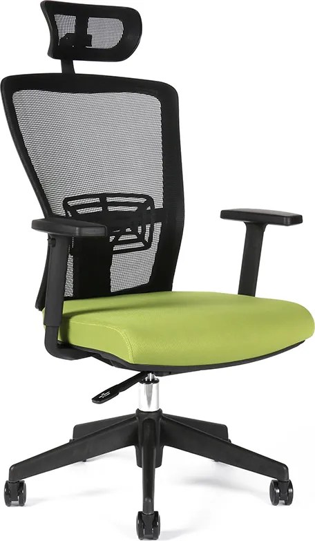 Office Pro Kancelářská židle THEMIS SP - s podhlavníkem, TD-20, zelená