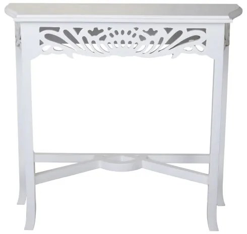 SECESSION CREST MAHOGANY TABLE WHITE
