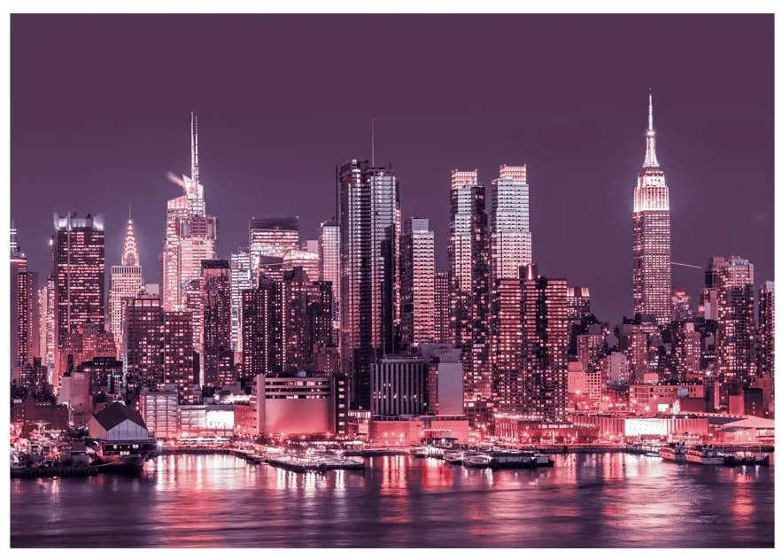 Fototapeta - NYC: Purple Nights