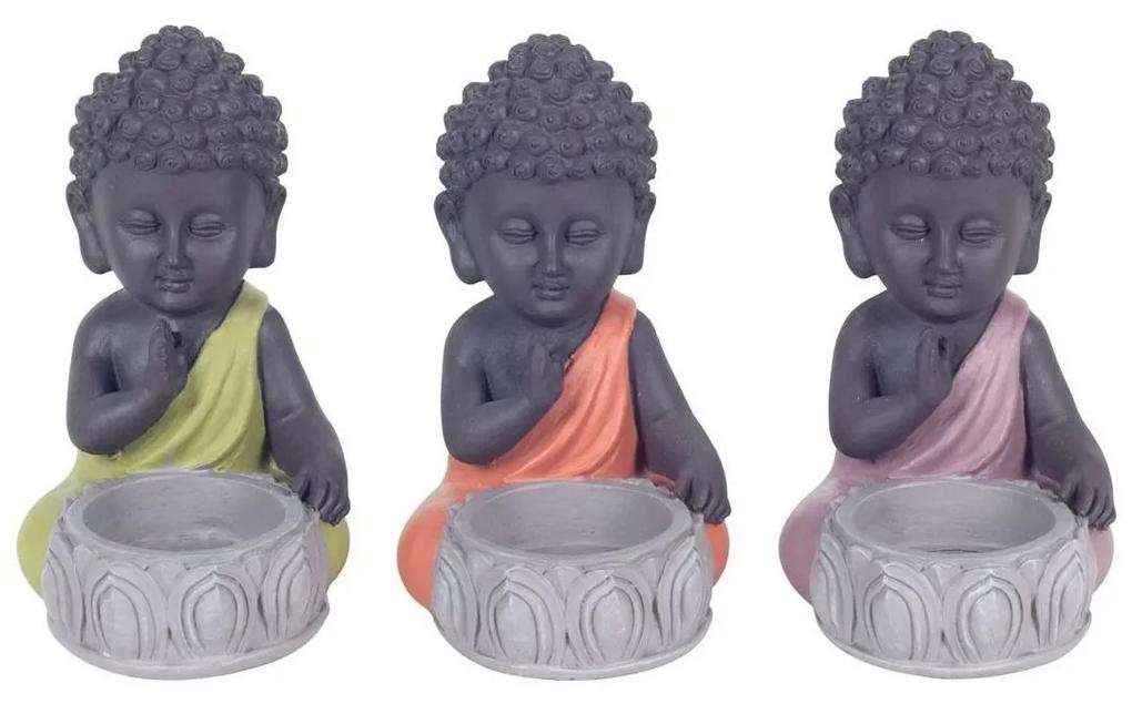 Sošky a figurky Signes Grimalt  T-Light Buddha Child Set 3U
