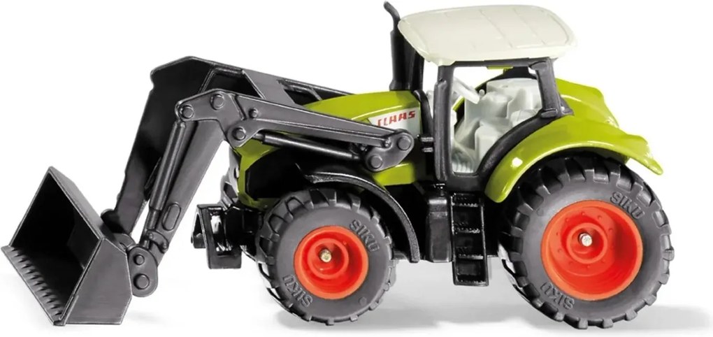 SIKU Kovový model traktor Claas Axion s předním nakladačem