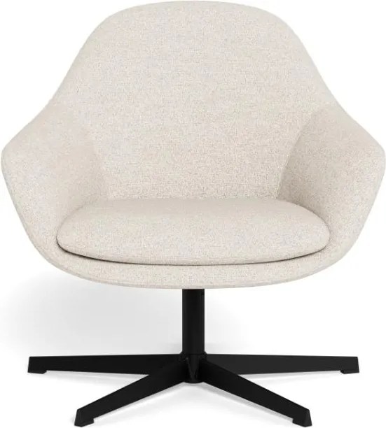 Otočné designové křeslo Claremore krémové