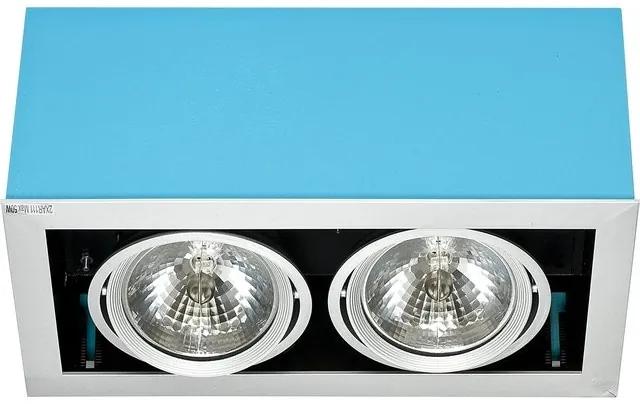 Moderní stropní bodové svítidlo Box turquoise II 10H5336 + poštovné zdarma