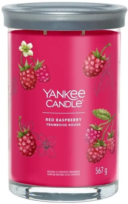 Svíčka yankee candle signature 2 knoty red raspberry 567 g