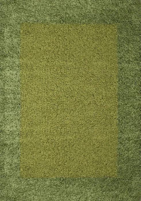 Vopi | Kusový koberec Life Shaggy 1503 green - Kulatý průměr 200 cm
