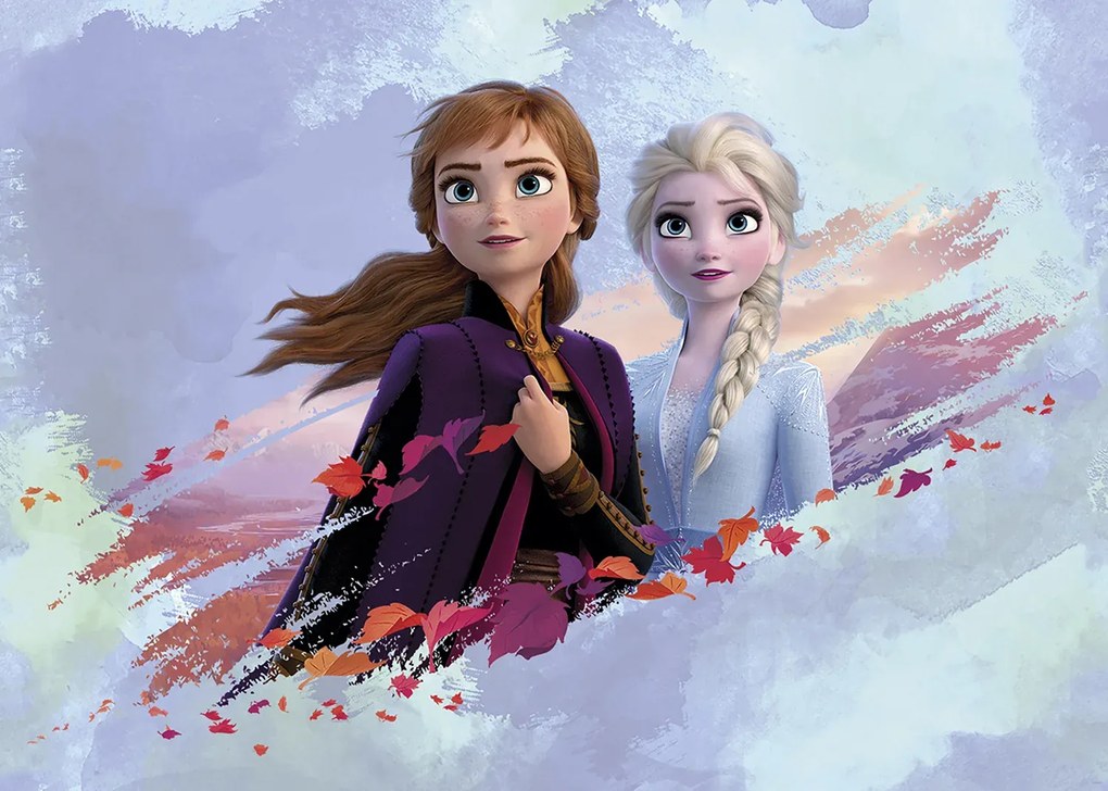 Dětská vliesová fototapeta na zed' Ledové Království Sestry, Disney | 155 x 110 cm | DFTDNM 5263