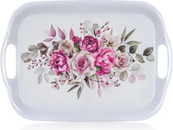 Sada melaminových táců ROSES 36 x 25,5 cm 2 ks