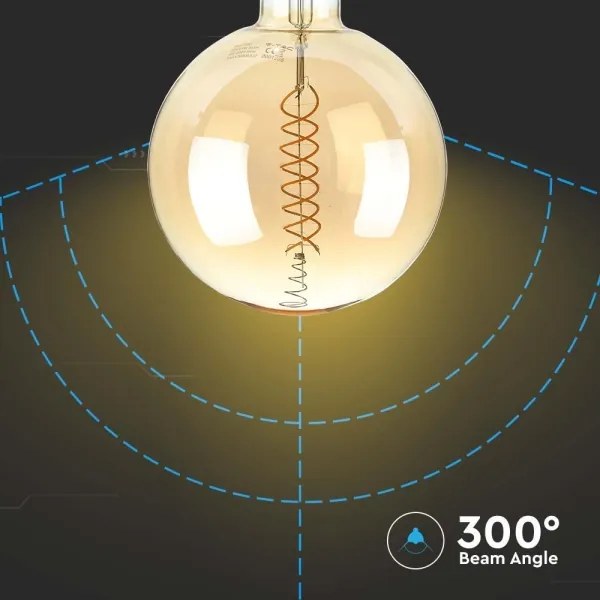 LED Stmívatelná žárovka FILAMENT G200 E27/8W/230V 1800K