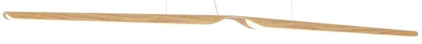 Designové dřevěné svítidlo Swan Dekor: Dub, Stmívání: Stmívatelné DALI, Teplota chromatičnosti: 2700 Kelvinů