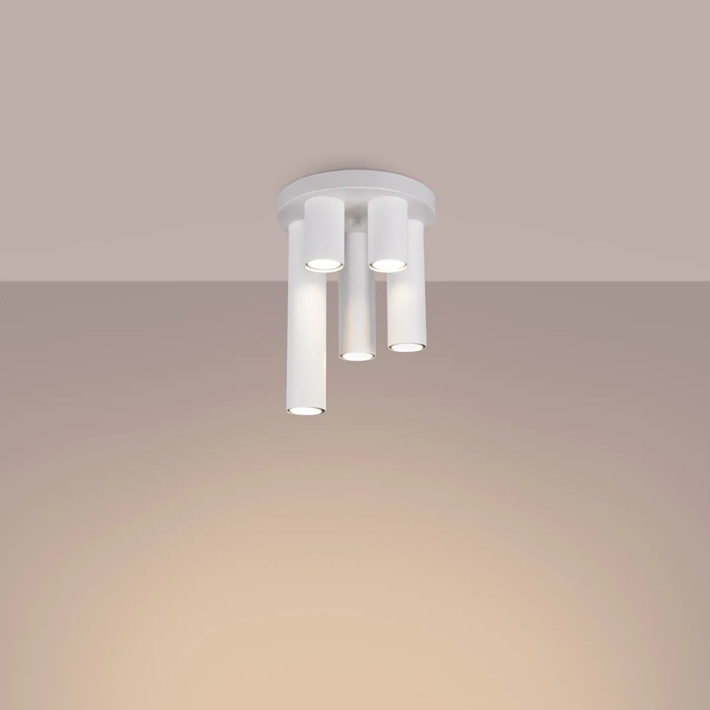 Sollux Lighting Stropní svítidlo LAGOS 5P bílé