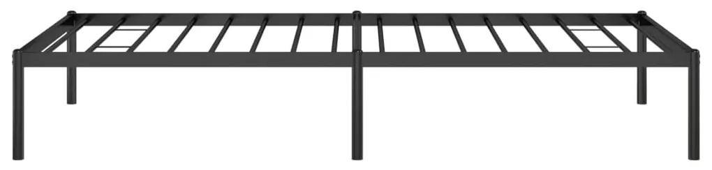Kovový rám postele černý 90 x 190 cm