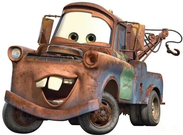 Živá Zeď Samolepka na zeď Burák Auta Cars