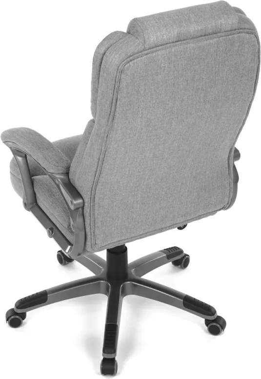 Kancelářské křeslo KA-C715 GREY2, houpací mechanismus, šedá látka (65 x 73) cm