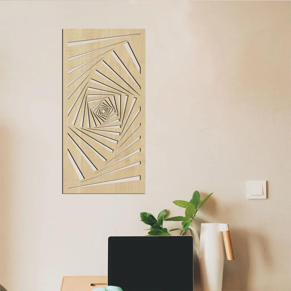 dřevo života Dřevěný dekorační panel na zeď SCHODIŠTĚ Rozměry (cm): 20x40, Barevný vzor: Buk