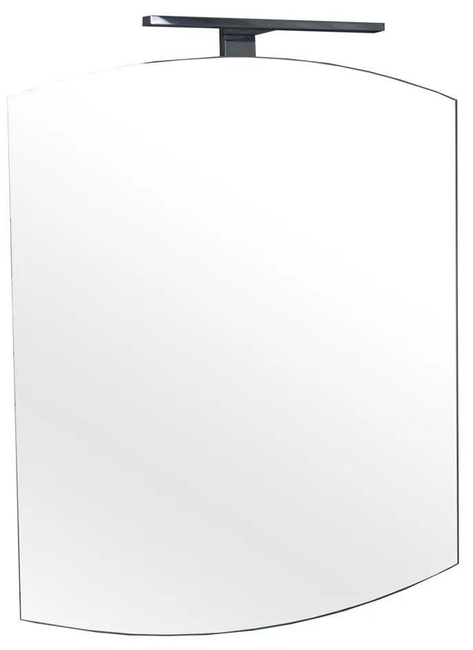 BPS-koupelny Zrcadlo závěsné s osvětlením 60 cm V49 - Poškozeno