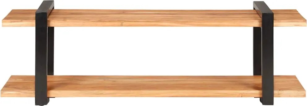 TV stolek 130 x 40 x 40 cm masivní akáciové dřevo 320496