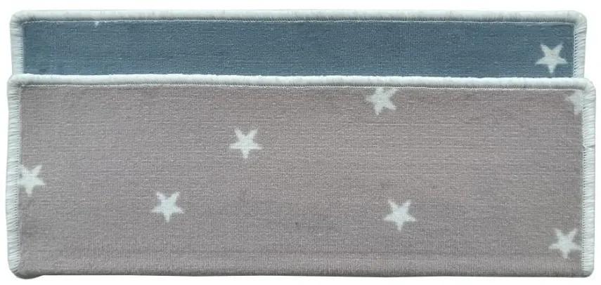 Vopi Nášlapy na schody Hvězdičky Hvězdička modrá 28 x 65 cm obdélník