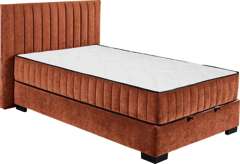 XXXLutz AMERICKÁ POSTEL, 120/200 cm, koňaková MID.YOU - Postele s úložným prostorem - 002220053904