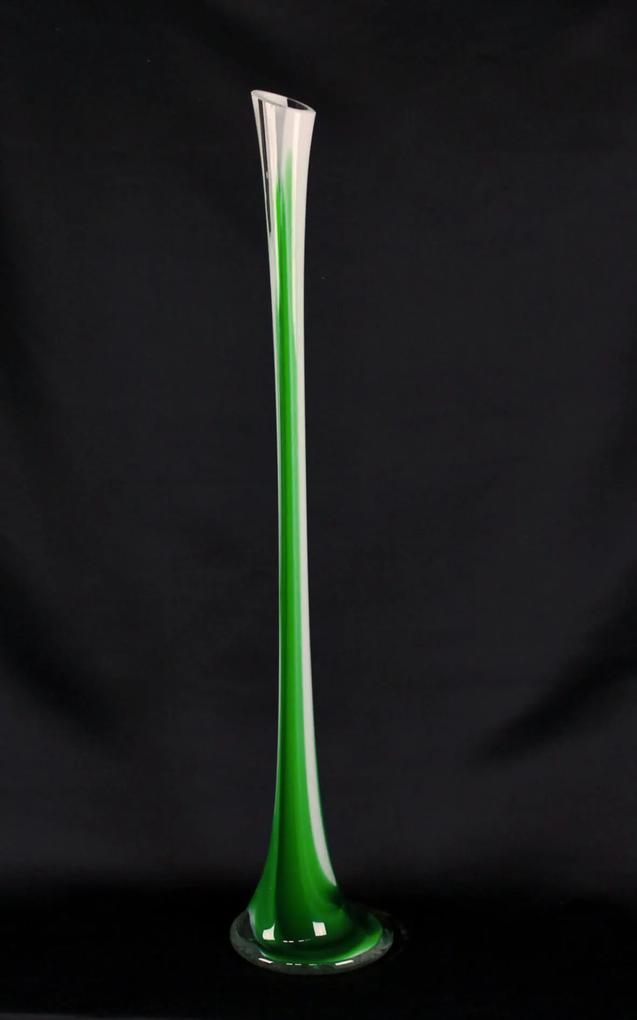 Levné-garnýže.cz - Váza designová Píšťala velká zelená 80 - 90 cm | BIANO