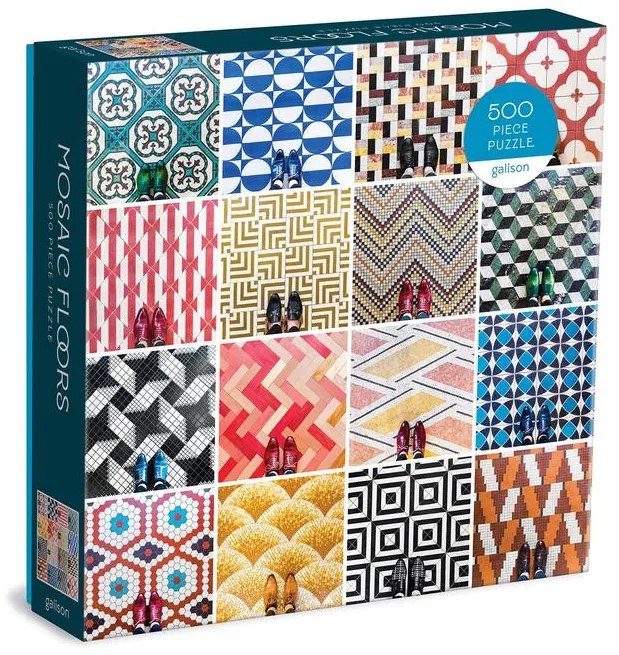 Galison Puzzle Mozaikové podlahy 500 dílků