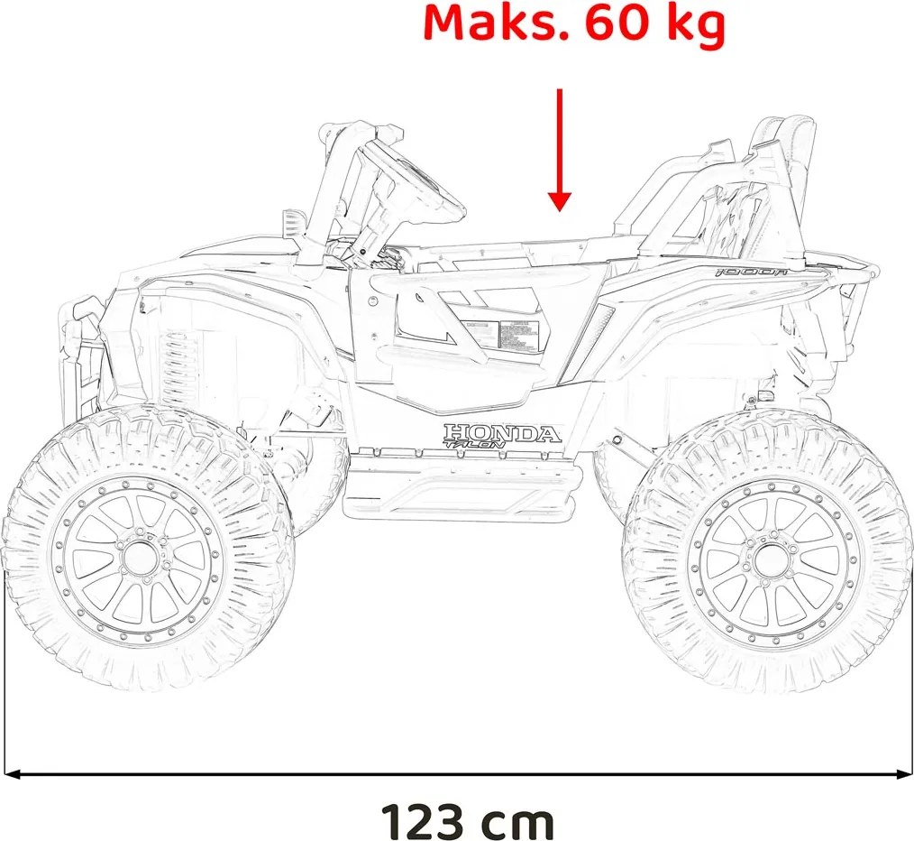 Ramiz Terénní vozidlo HONDA Talon 4x4 modré