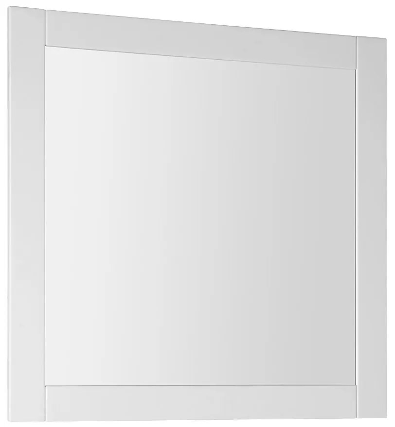 Aqualine Aqualine FAVOLO zrcadlo v rámu 80x80cm, bílá mat