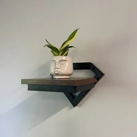 Závěsná nástěnná police Ruhhy 24253 ve stylu loft