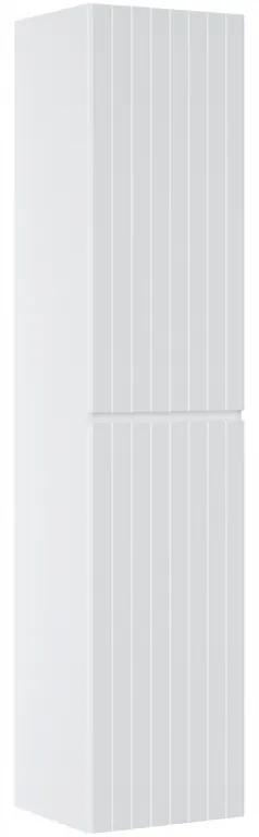 COMAD Vysoká závěsná skříňka - ICONIC 80-01 white, matná bílá