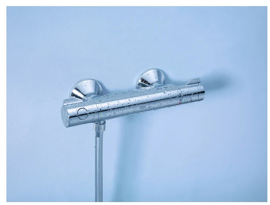 Grohe Grohtherm 800 - Termostatická sprchová baterie nástěnná, chrom 34558000