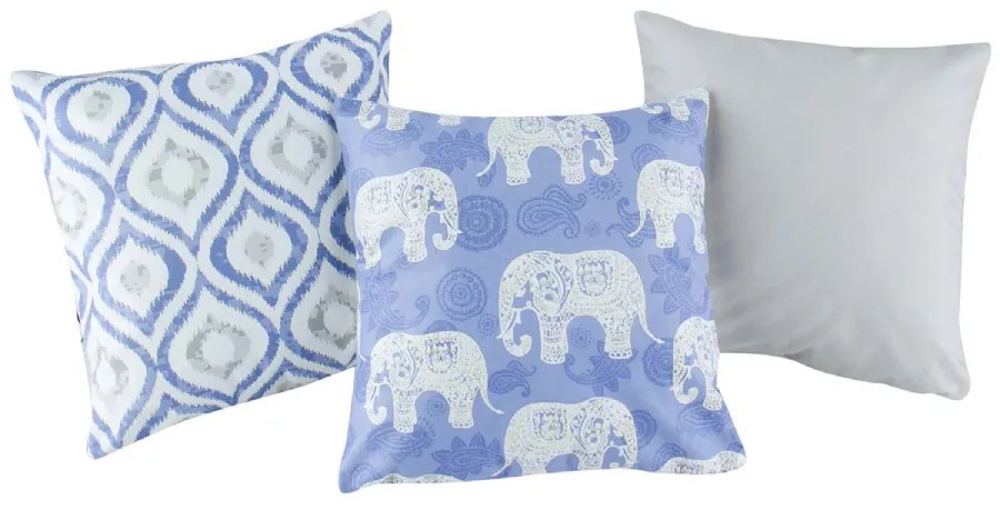 WALIA® Set povlaků na polštář ELEPHANT 43x43 cm - 3ks