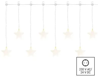 LED vánoční závěs Starlight 45 x 84 cm teplá bílá