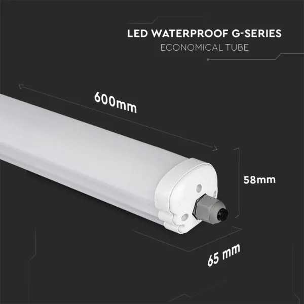 LED Technické zářivkové svítidlo G-SERIES LED/18W/230V 6500K IP65 60 cm