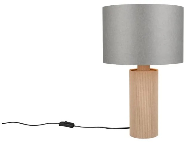 Šedo-béžová stolní lampa (výška 48 cm) Canio – Trio