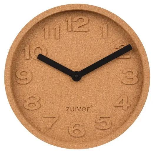 Korkové nástěnné hodiny Zuiver Cork, ø 31 cm