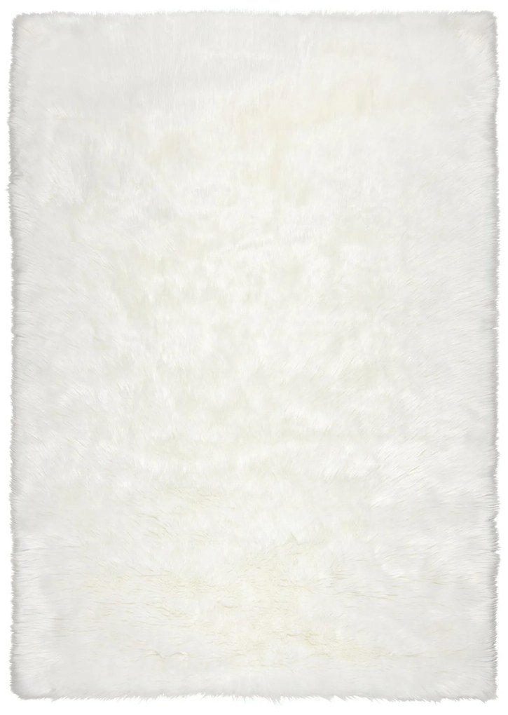 Flair Rugs koberce Kusový koberec Faux Fur Sheepskin Ivory - 160x230 cm