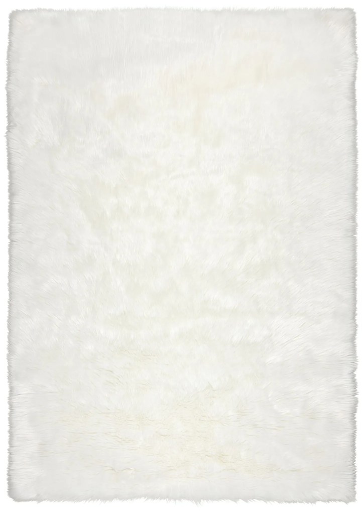 Flair Rugs koberce Kusový koberec Faux Fur Sheepskin Ivory - 120x170 cm