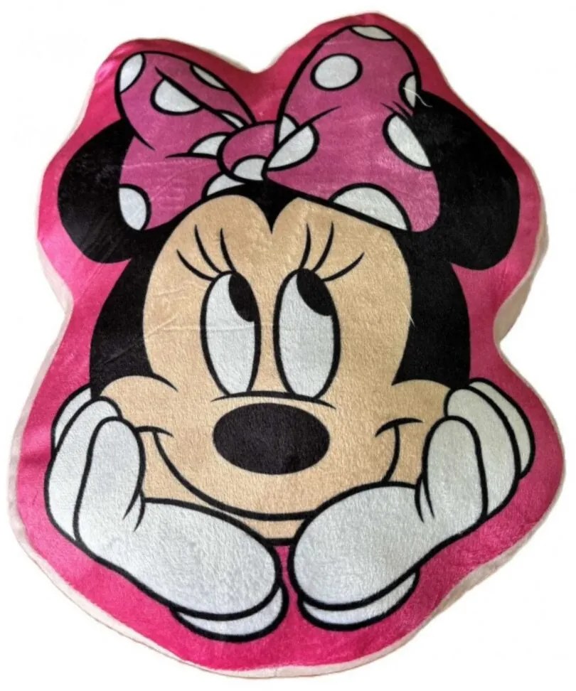 3D mikroplyšový dětský polštářek Minnie Setino