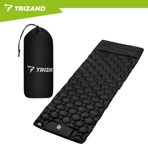 Samonafukovací turistická matrace Trizand - 190 x 60 cm s vestavěnou pumpou
