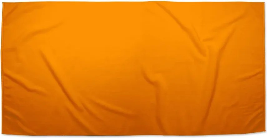 Sablio Ručník Neonová oranžová - 70x140 cm