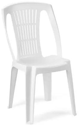 Plastová zahradní židle Stella bílá