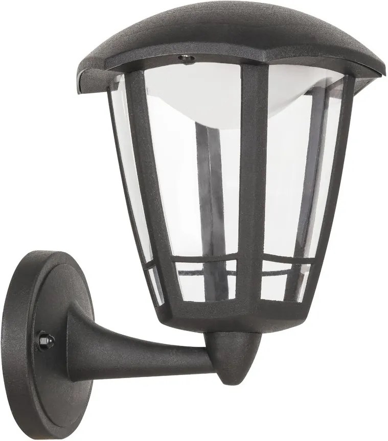 Rábalux Sorrento 8126 Venkovní Nástěnné Lampy matná černá plast LED 8W 500lm 3000K IP44 A